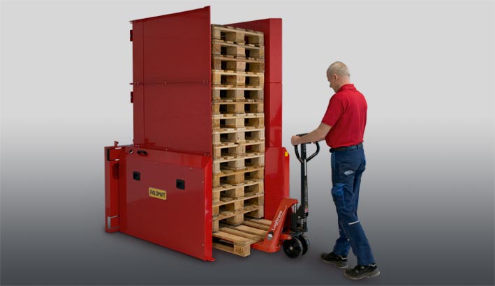 PALOMAT® 5 - The pallet is ideal for multiple pallets - Hofpartner